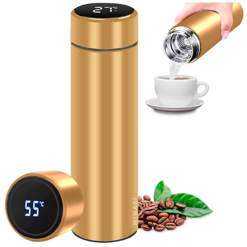 Termo Digital Tomatodo Inteligente Medidor de Temperatura Táctil 500ml GD 95D MINARI | falabella.com