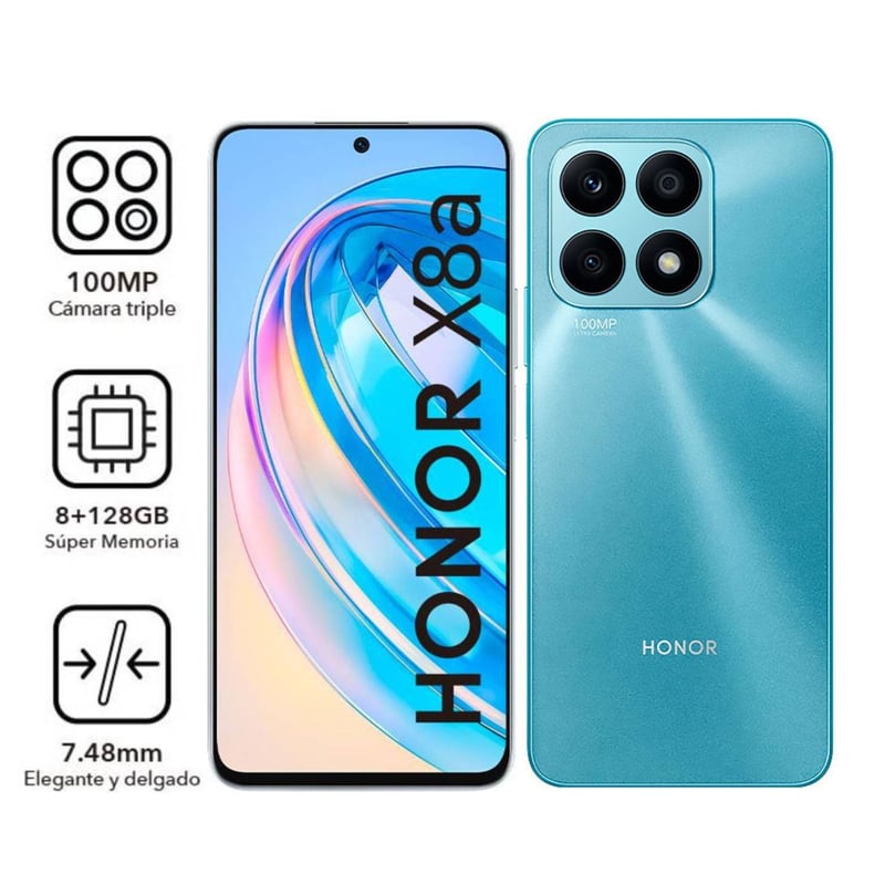 Honor X8A RAM 8GB 128GB Azul HONOR | falabella.com