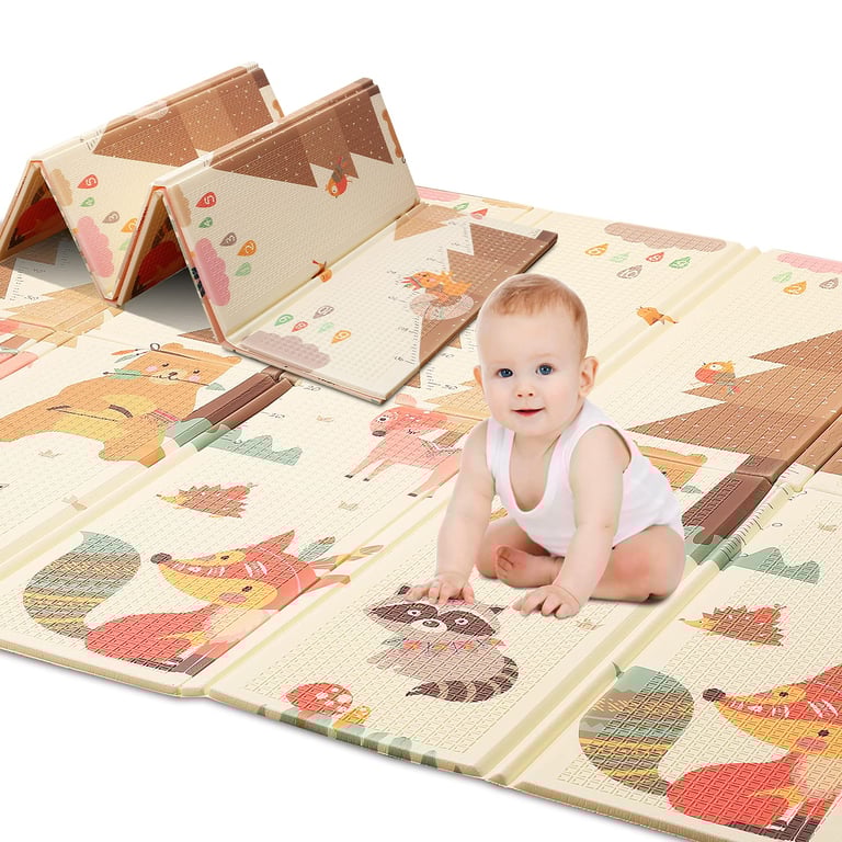 Piso Plegable Reversible Niños Bebés - Diseño aleatorio 797P MINARI ...