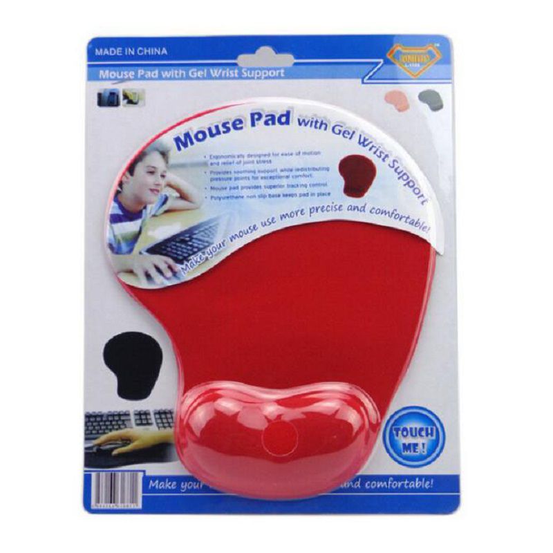 Pad Mouse Con Gel Con Descansador De Mano - Rojo GENERICO | falabella.com