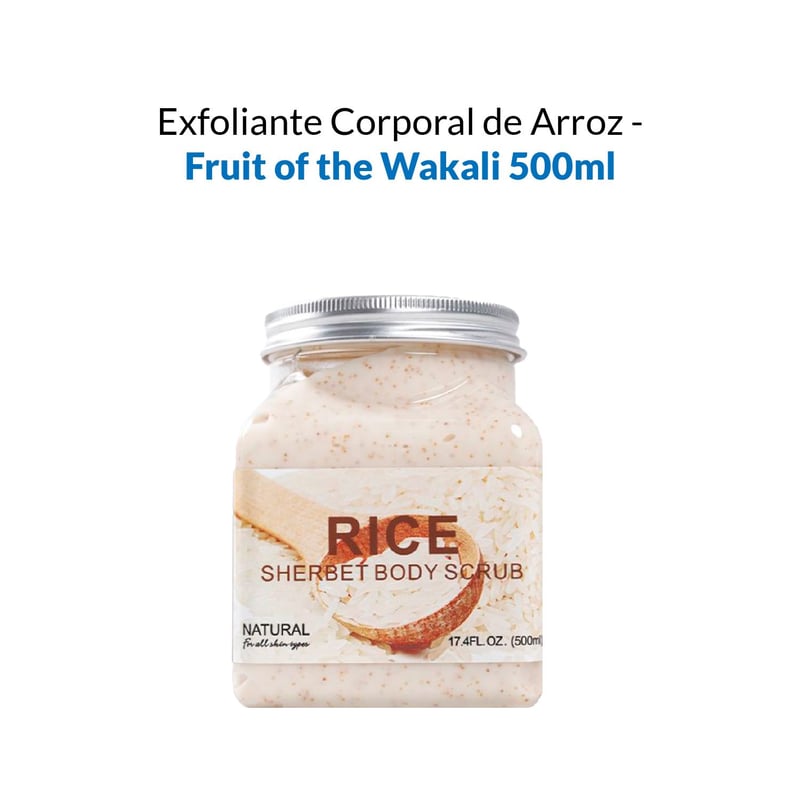 Exfoliante Corporal de Arroz - Fruit of the Wokali 500ml WOKALI | falabella.com
