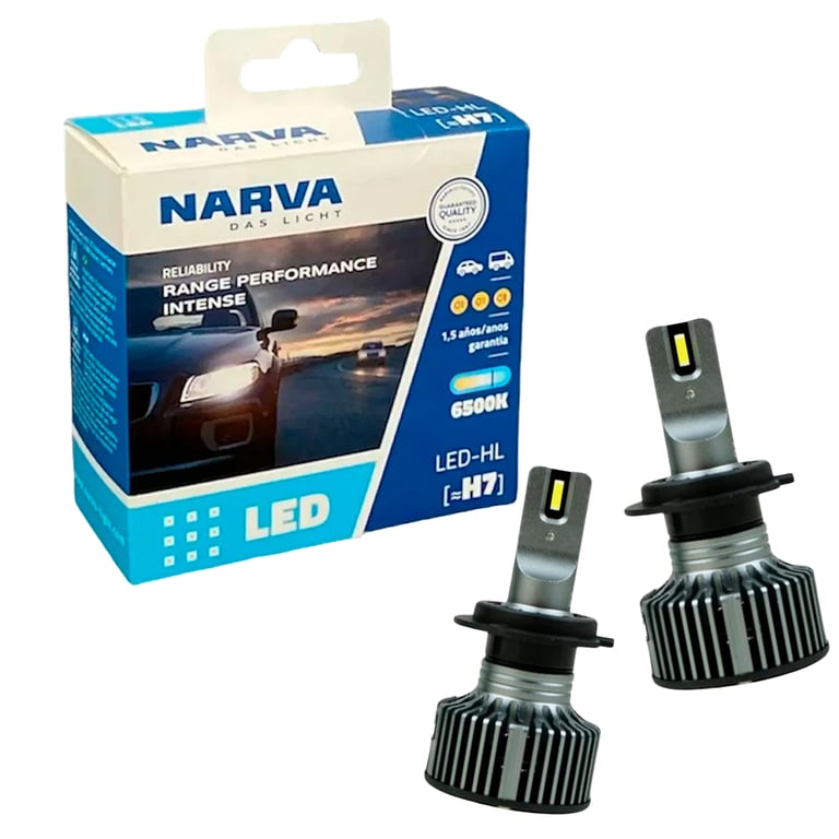 Foco Narva led H7 12v 24v 20w 6500k NARVA | falabella.com