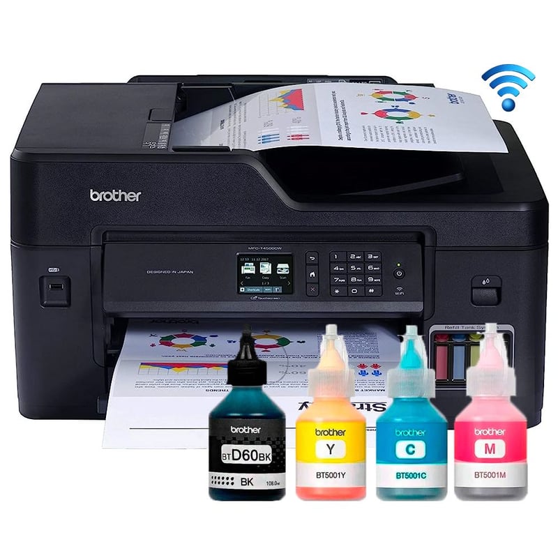 IMPRESORA MF BROTHER MFC-T4500DW A3 DUPLEX BROTHER | falabella.com