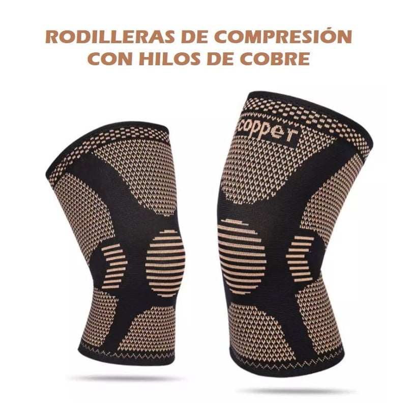 Rodillera de Compresión con Hilos de Cobre - TALLA L GENERICO ...
