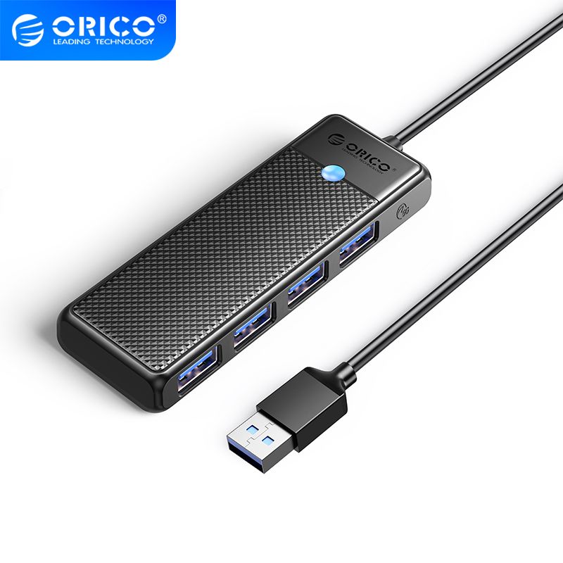 HUB 4 PUERTOS USB 3.0 CABLE 15CM- NEGRO ORICO PAPW4A-U3 ORICO | falabella.com