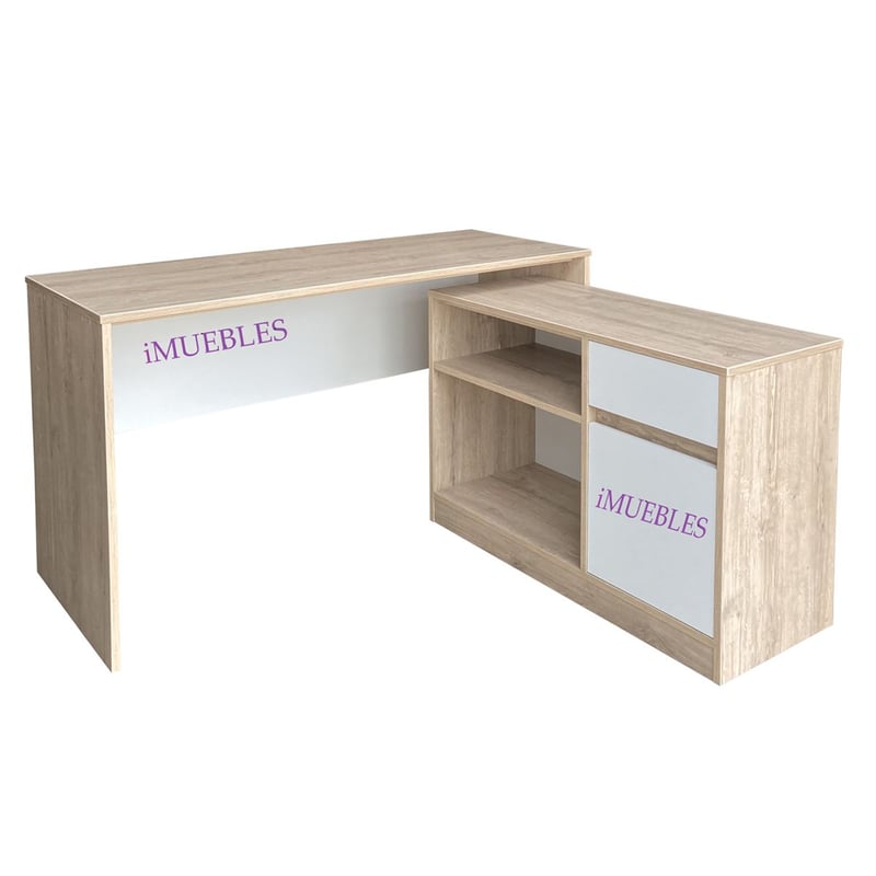 Escritorio En L con Credenza Melamina 18MM GENERICO | falabella.com