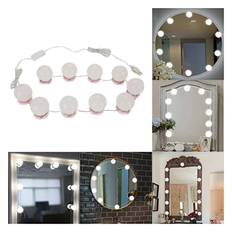 Luces LED para Espejo de Tocador Maquillaje con 10 Focos OEM ...