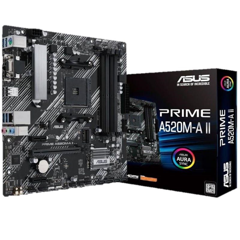 Motherboard ASUS PRIME A520M-A IICSM A520 AM4 mATX ASUS | falabella.com