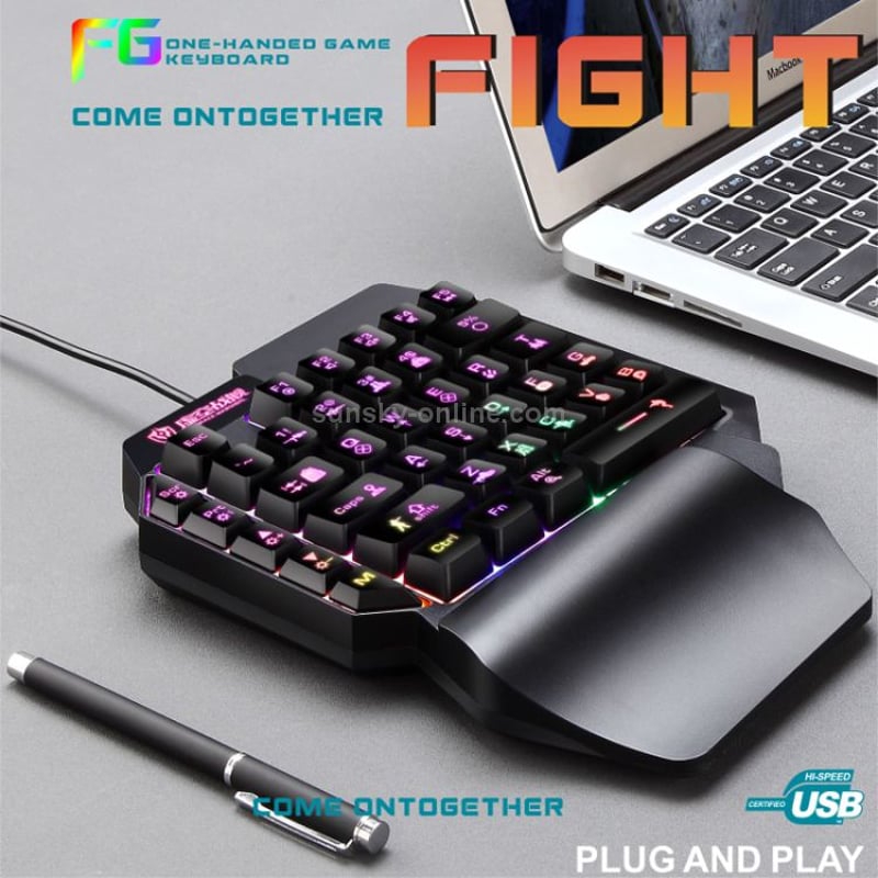 Teclado Gamer RGB Mini 39 Teclas Para Una Mano Gaming OEM | falabella.com