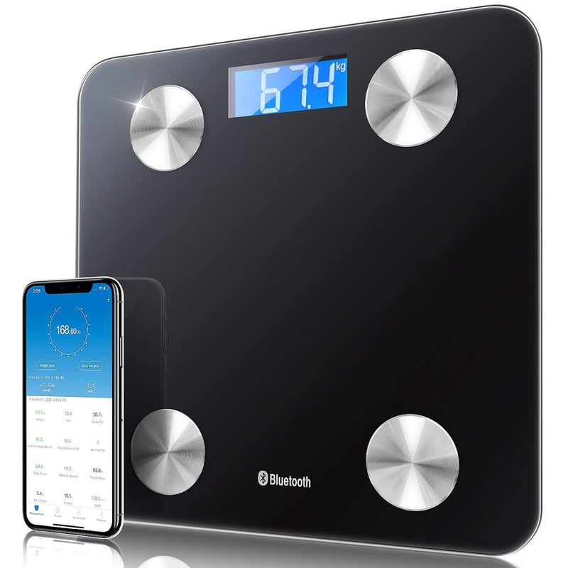 Balanza Digital con Bluetooth Masa Corporal Seguimiento de Peso OEM ...