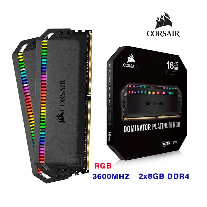 MEMORIA RAM Dominator Platinum RGB/16GB/DDR4/3600 MHZ/DIMM CORSAIR ...