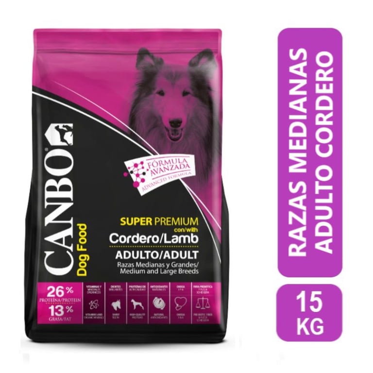 Canbo Súper Premium Adulto Razas Medianas y Grandes 15 Kg CANBO ...