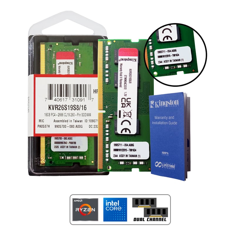 Memoria Ram Ddr4 16gb 2666 mhz Laptop Kingston KINGSTON | falabella.com