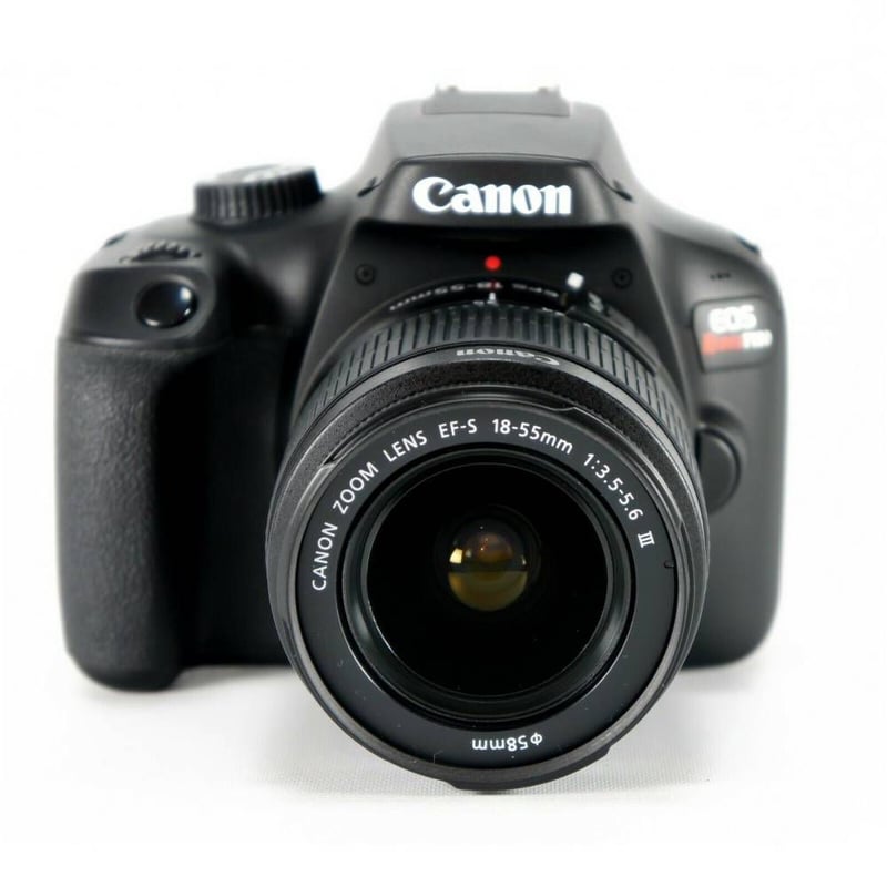 Canon EOS 3000D Rebel T100 DSLR Camera con 18-55mm III Lente Negro ...