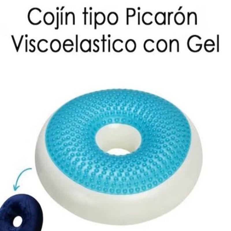 COJÍN PICARÓN VISCOELASTICO CON GEL Y FUNDA GENERICO | falabella.com
