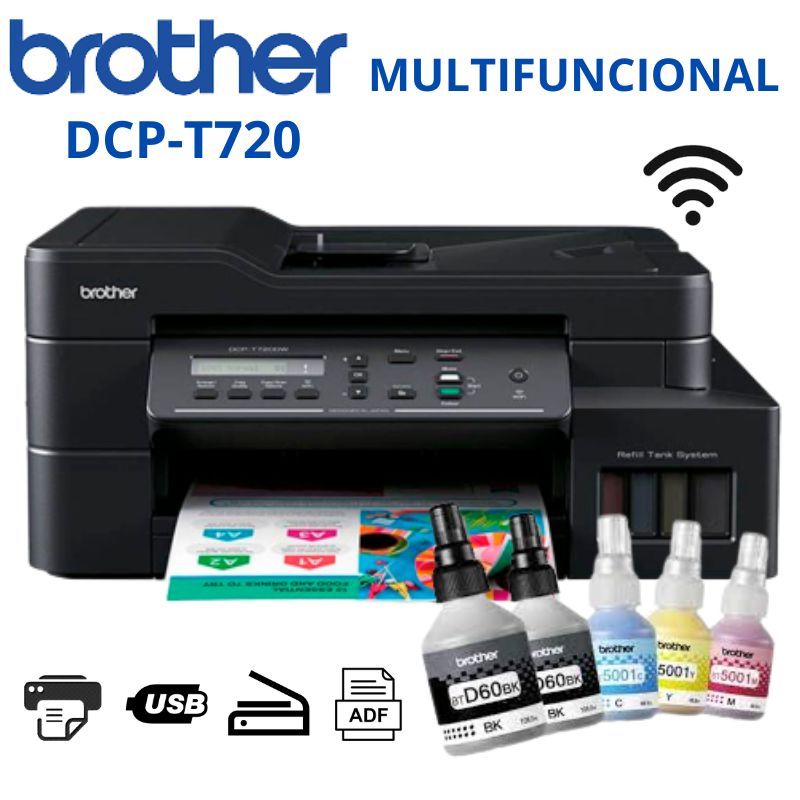 Impresora Multifuncional Brother DCPT720DW BROTHER | falabella.com