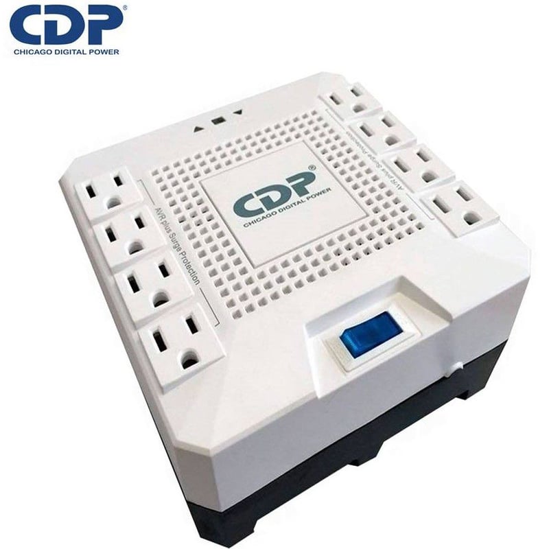 ESTABILIZADOR CDP R-AVR1808I 1800VA/1000W 8 SALIDAS CDP | falabella.com