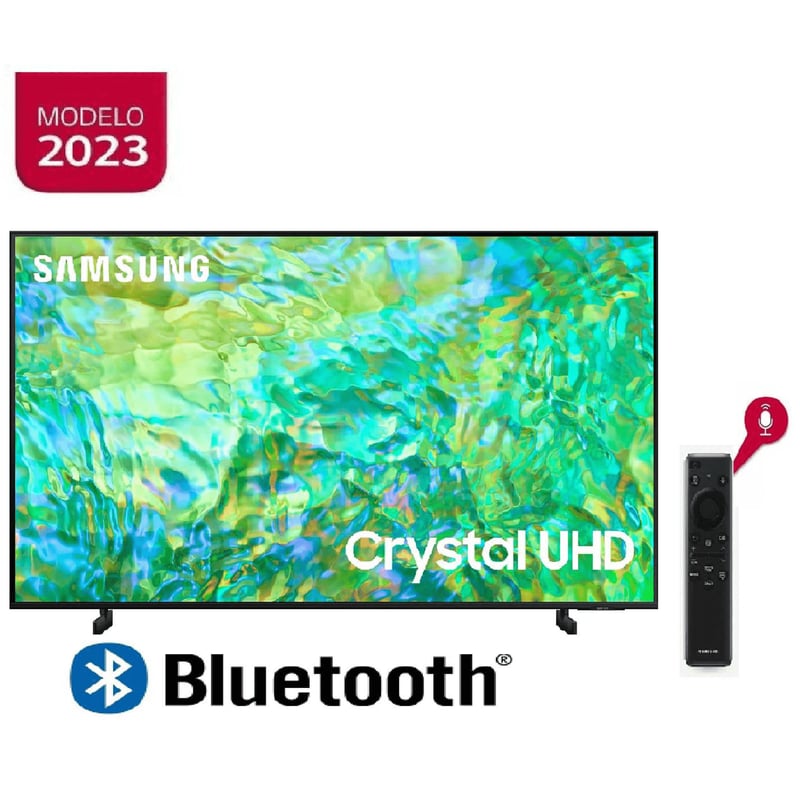 TELEVISOR SAMSUNG UN55CU8000GXPE 2023 SMART TV CRISTAL 4K UHD NEGRO ...