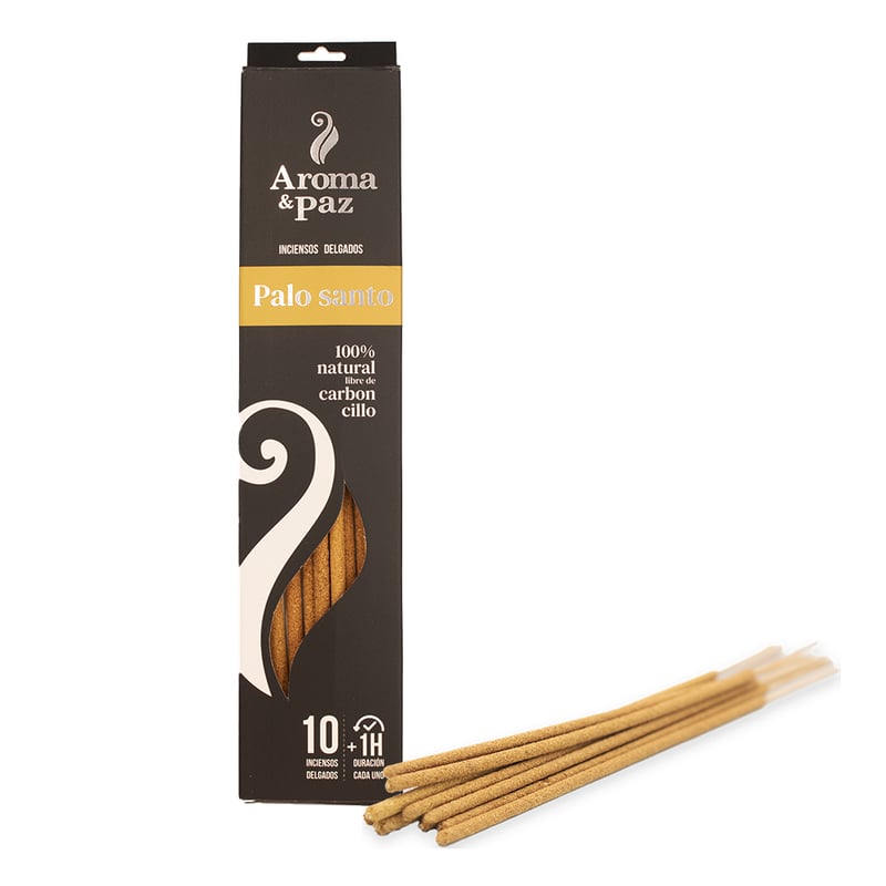 INCIENSO DE PALO SANTO EN VARILLAS 10 UND A&P AROMA & PAZ | falabella.com