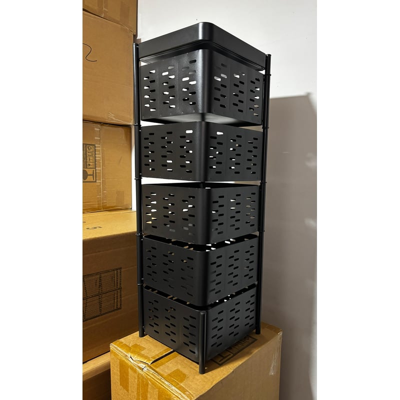 Cesta Verdulero Kkjn Giratoria Negra Metálica GENERICO | falabella.com