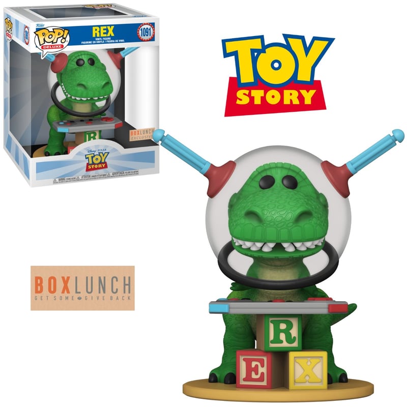 Funko Pop Rex - Disney Pixar Toy Story - Boxlunch exclusivo FUNKO ...