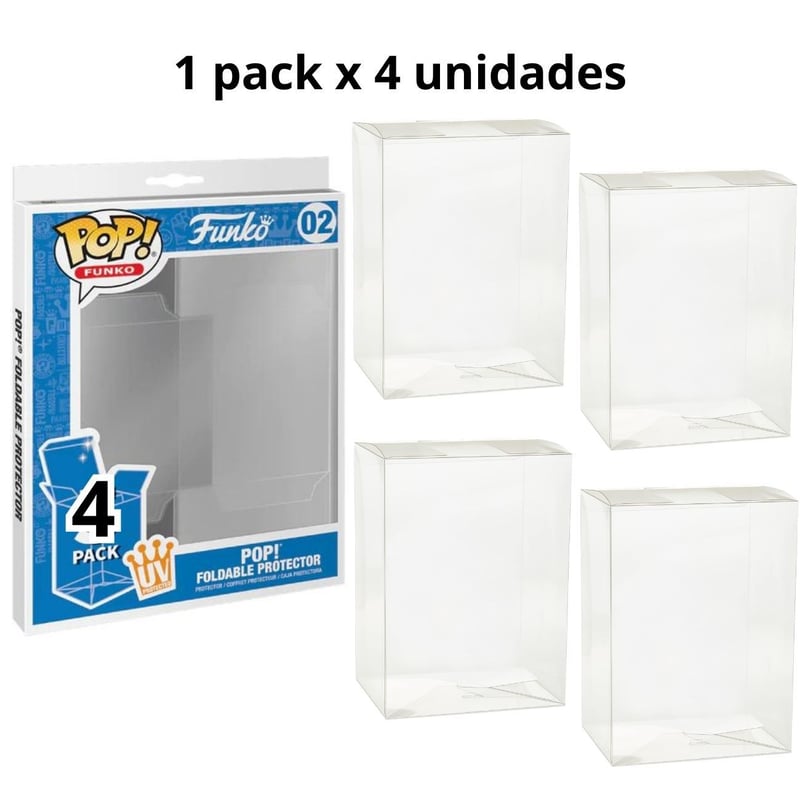 Funko Pop Protector Plegable Pack x4 Mica Original FUNKO | falabella.com