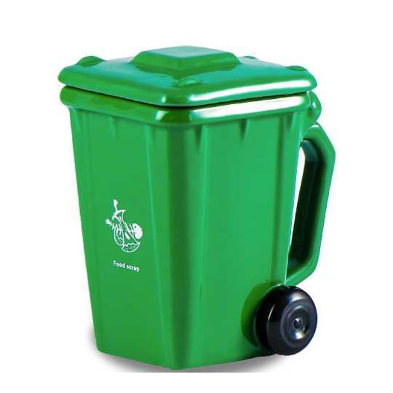 TAZA TACHO DE BASURA VERDE ROCKET | falabella.com
