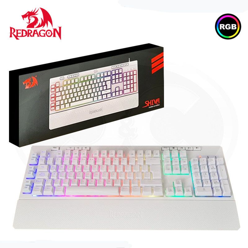 Teclado Redragon SHIVA Spanish K512W-RGB-SP WHITE REDRAGON | falabella.com