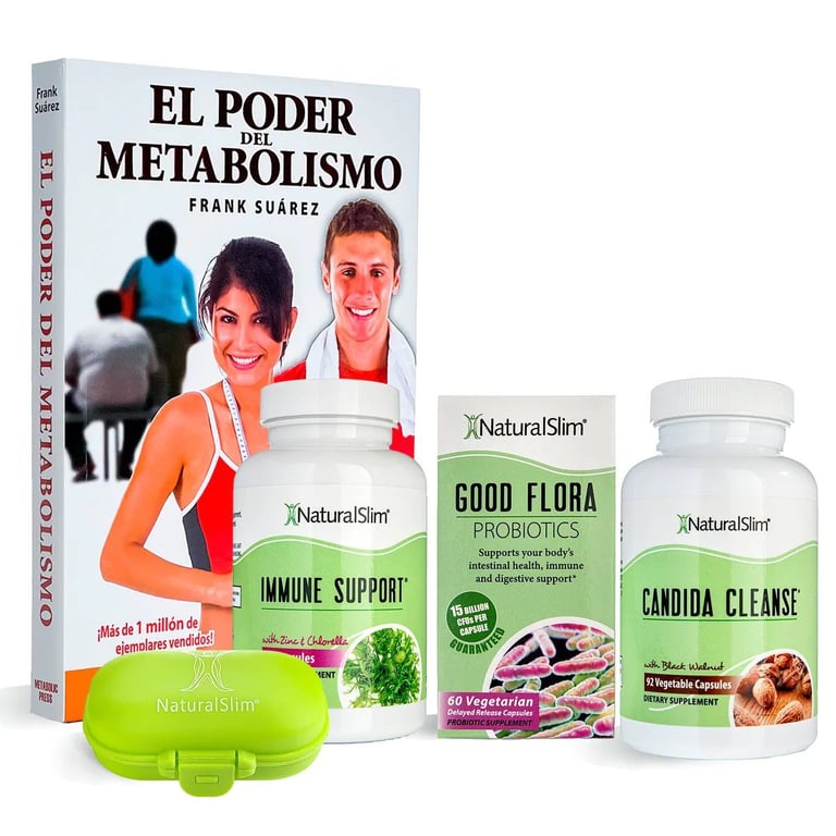 Candiseptic Kit Limpieza de Hongo Candida Albicans - Natural Slim ...