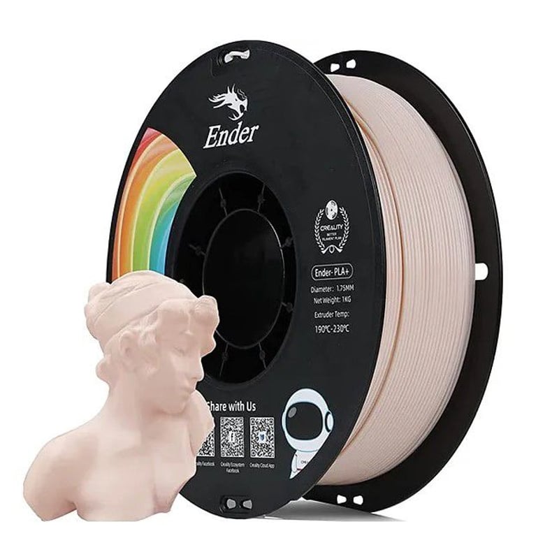 Filamento 3D Ender-PLA Plus 175mm 1Kg Creality Beige CREALITY ...