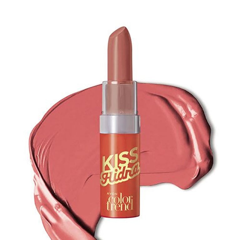 Lápiz Labial Hidratante FPS 15 Rosa Durazno Color Trend Kiss AVON ...