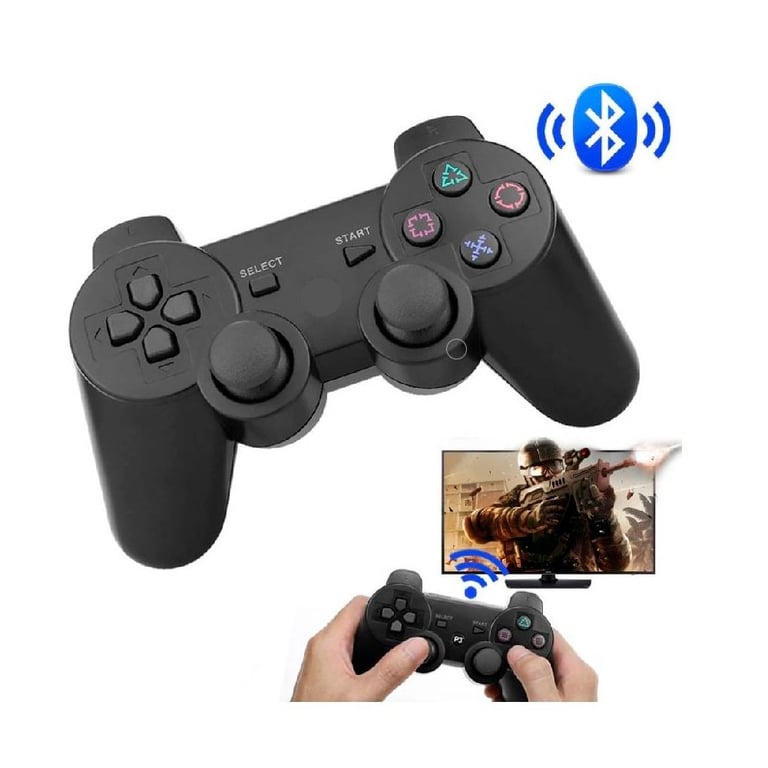 MANDO PS3 Control Inalambrico Dual Shock JOYSTICK NEGRO GENERICO ...