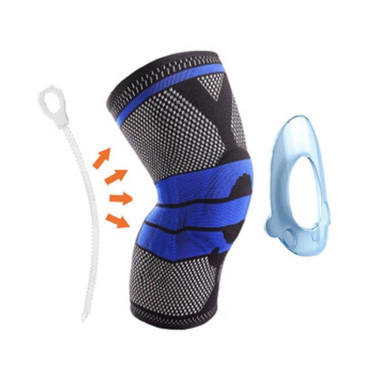 Rodillera articulada para deporte con protector de goma GENERICO ...