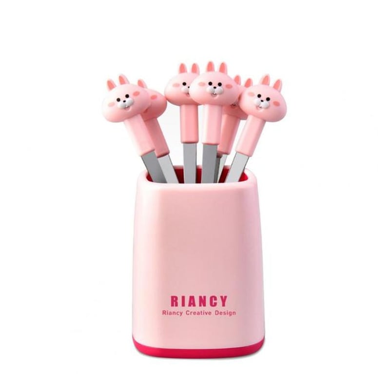 Trinches para bocaditos Kawaii - Conejito Rosa GENERICO | falabella.com