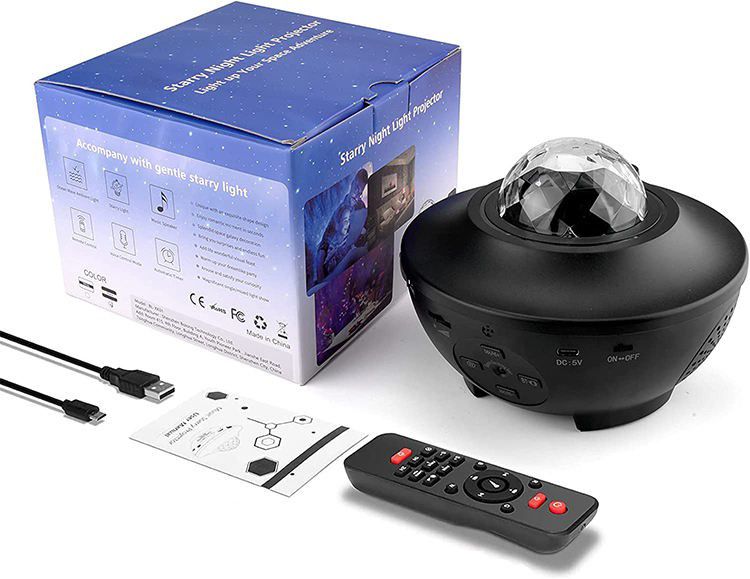Proyector de Luces Galaxia y Estrellas Parlante Bluetooth MADTRONIX ...