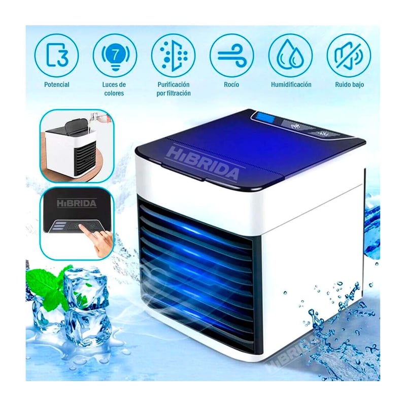 Mini Aire Acondicionado Portátil Ventilador USB | Sodimac Perú