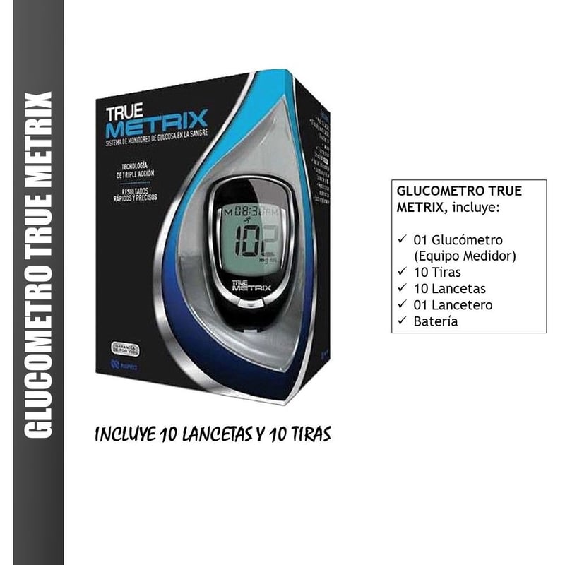GLUCOMETRO TRUE METRIX GENERICO | falabella.com