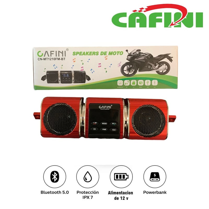Parlante cafini para motos Parlante bluetooth para motos | Sodimac Perú
