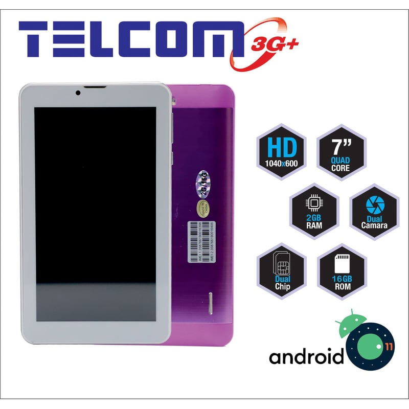 TABLET TELCOM UNI 16GB ANDROID 11- MORADO MASTERTECH | falabella.com