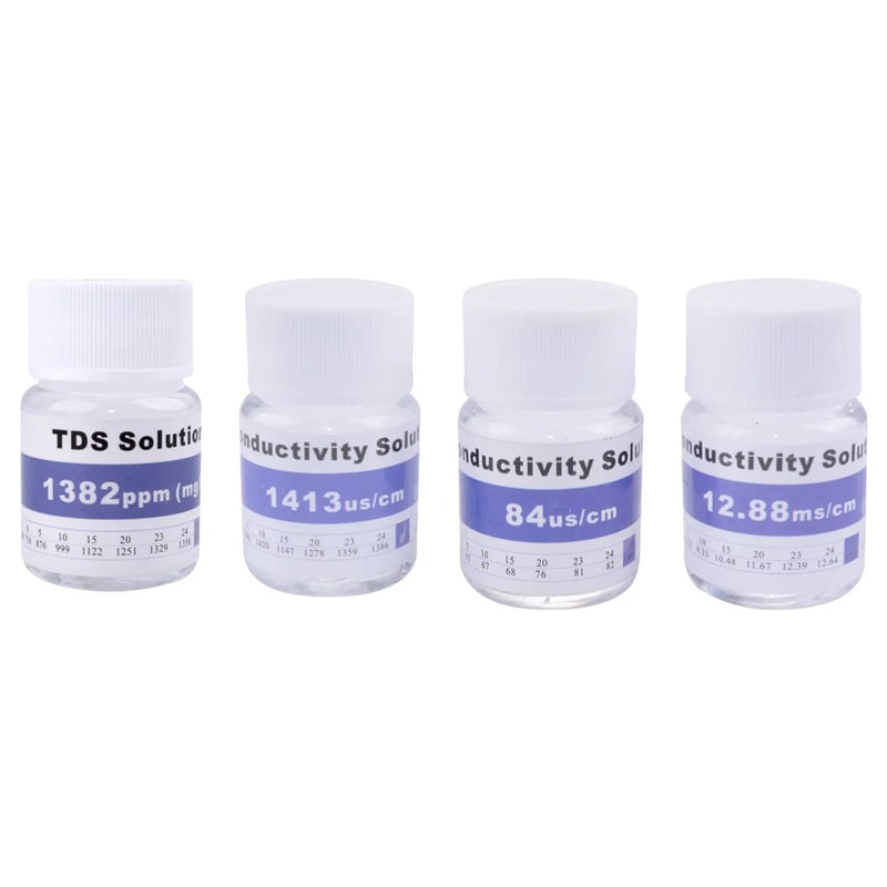 Solución Buffer Calibrar Conductímetro Medidor EC TDS - Kit 4 en 1 ... Solución Buffer Calibrar Conductímetro Medidor EC TDS - Kit 4 en 1 ...