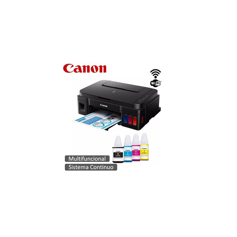 Impresora Canon Pixma G3110 Multifuncional Sistema continuo wifi CANON ...
