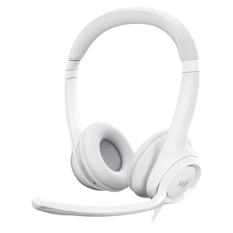 Audífono Logitech H390 USB Call Center Cancelación de Ruido - Blanco ...