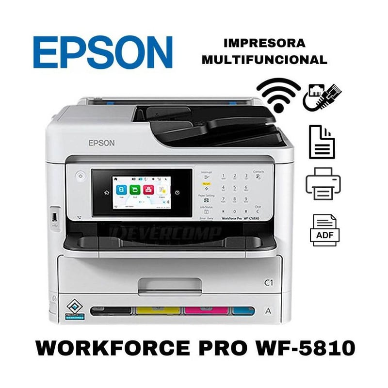 Impresora Multifuncional Epson WorkForce Pro WF-C5810 EPSON | falabella.com