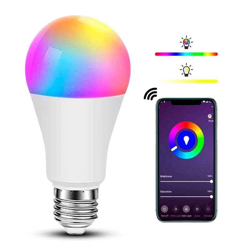 Foco Inteligente Luz Frío Cálida y RGB Wi-Fi CC GROUP | falabella.com