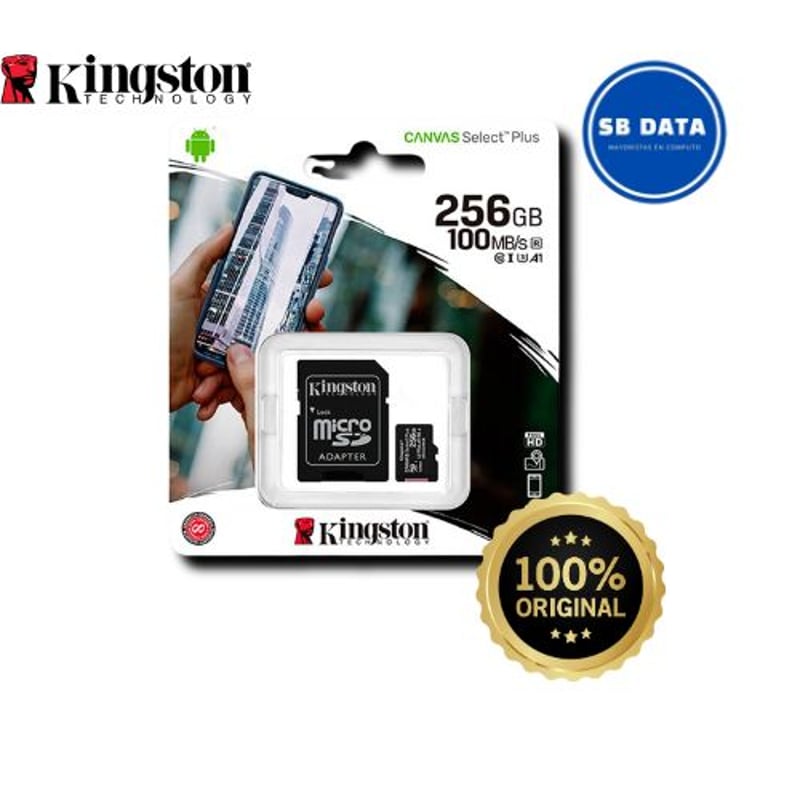 MEMORIA MICRO SD 256 GB KINGSTON KINGSTON | falabella.com