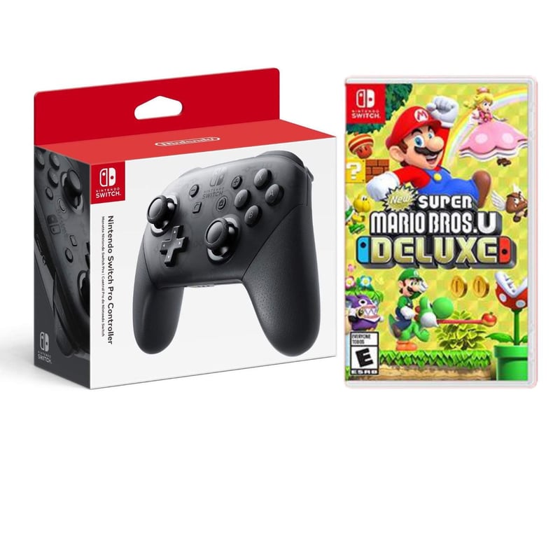 MANDO PRO CONTROLLER NINTENDO SWITCH NEW SUPER MARIO BROS U NINTENDO ...