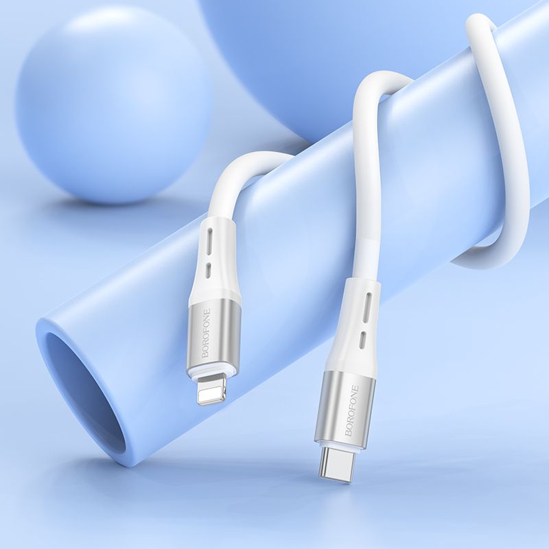 Cable Borofone Usb-C A Lightning Bx86 Advantage Pd En Color Blanco BOROFONE | falabella.com