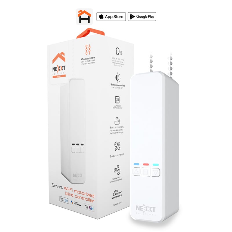 CONTROLADOR INTELIGENTE DE PERSIANAS WIFI NEXXT NHA-B100 NEXXT ...