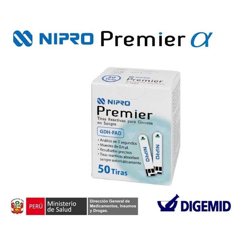 TIRAS REACTIVAS NIPRO PREMIER NIPRO | falabella.com