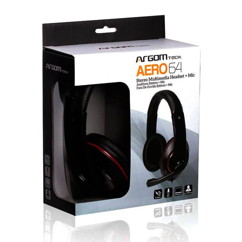 AUDÍFONOS PARA PC ARGOMTECH ARGHS0064 ARGOM TECH | falabella.com